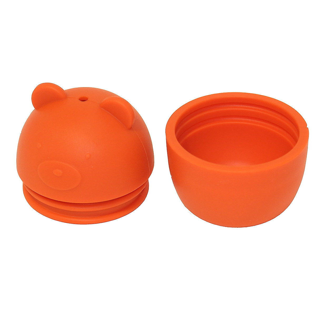 Silicone Bath Toys 5 Assorted Animals Yellow, Blue, Orange, Green, Magenta Appx. Size 2.83'' x 2.27''