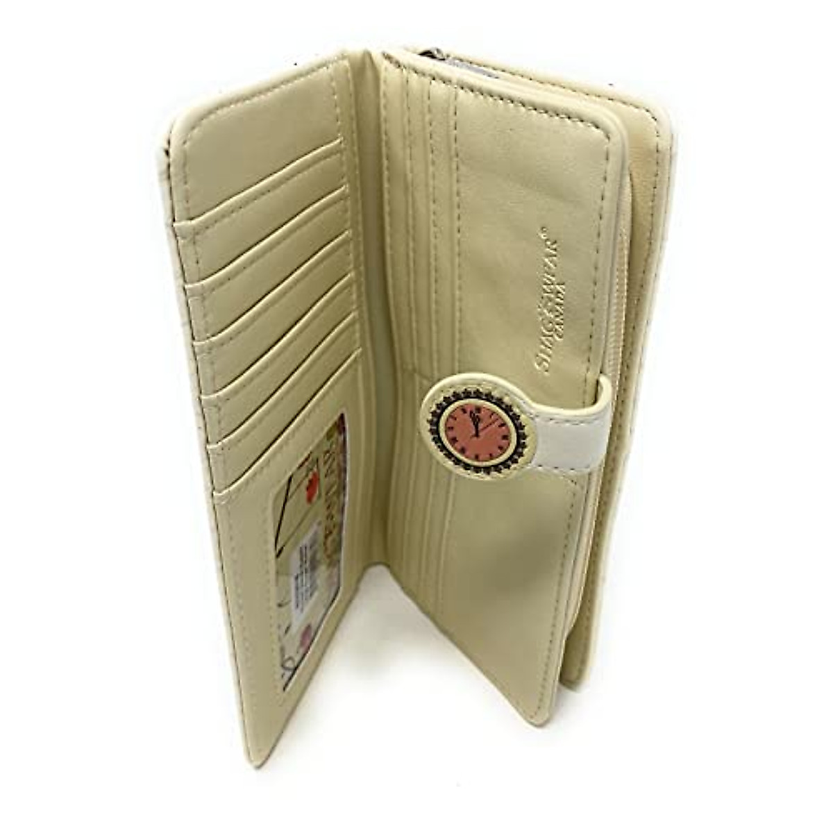 Shag Wear Pocket Watch Rabbit Wallet for Women Beige