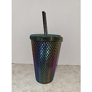 Starbucks Halloween 2023 Oil Slick Rainbow Iridescent Venti Tumbler 16oz