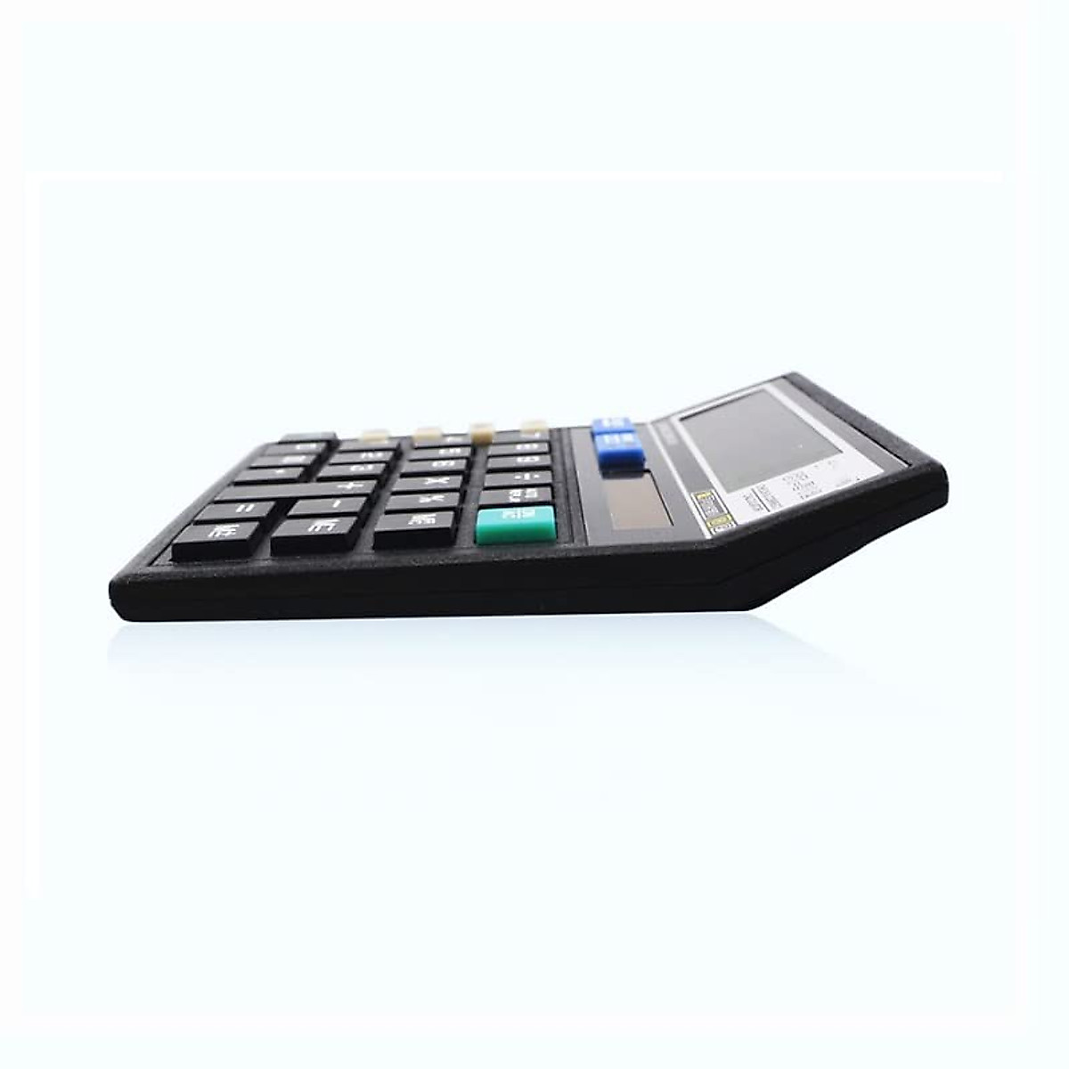 MJWDP 12 Digit Desk Calculator Large Buttons Financial Business Accounting Tool Black Color Big Size