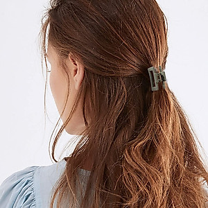 Small Claw Clips for Thin/Medium Thick Hair,12Pcs 1.5 Inch Mini Matte Tiny Jaw Clips for Women Girls 4 Style Nonslip