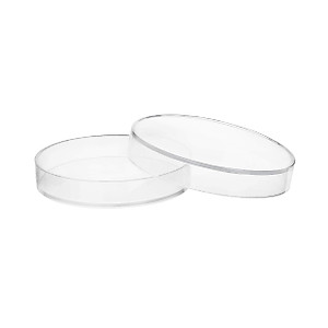 EISCO 12PK Polypropylene Petri Dishes with Lids - 95mm (3.75") Dish Diameter, 100mm (4") Lid Diameter, 13mm (0.5") Depth - Reusable