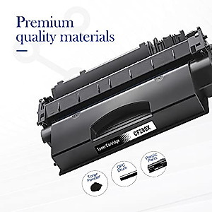 Valuetoner 80X Compatible Toner Cartridge Replacement for HP CF280X CF280A 80A 05A CE505A to use with Pro 400 M401dn, M401dne, M401n, MFP M425dn, M425dw, P2055DN Printer (2 Black)