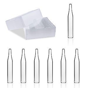 PEKYBIO Vial Insert, 5x31 mm Clear Glass Insert Conical Base, Volume 200 ul, Pack of 100