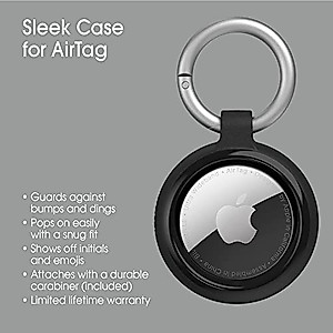 OtterBox SLEEK TRACKER CASE for Apple AirTag - BLACK