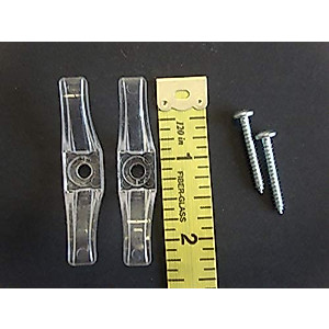 Amazing Drapery Hardware Child Safety Cord Cleat Safety Kit - Clear