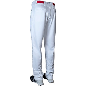 Rawlings | LAUNCH SERIES Full Length Baseball Pants | Adult Large | White