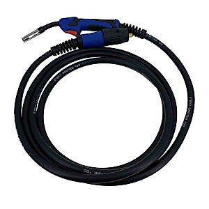 YILIKISS 15Ft MIG Welding Gun Euro Connector, Welding Gun Torch Welder Gun Stinger Replacement for 180A-500A Welding Machine fit 0.8 1.0 1.2mm Wire