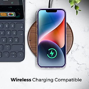 MOTIVE for iPhone 14 Plus Case Clear, Dustproof Protective Bumper & Slim Cover Transparent Case, Not Yellowing Phone Case for Apple iPhone | 14 Plus Case 6.7" - Crystal Clear