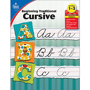 Beginning Traditional Cursive Handwriting Workbook for Kids, Handwriting Practice for Cursive Alphabet and Numbers (Learning Spot)