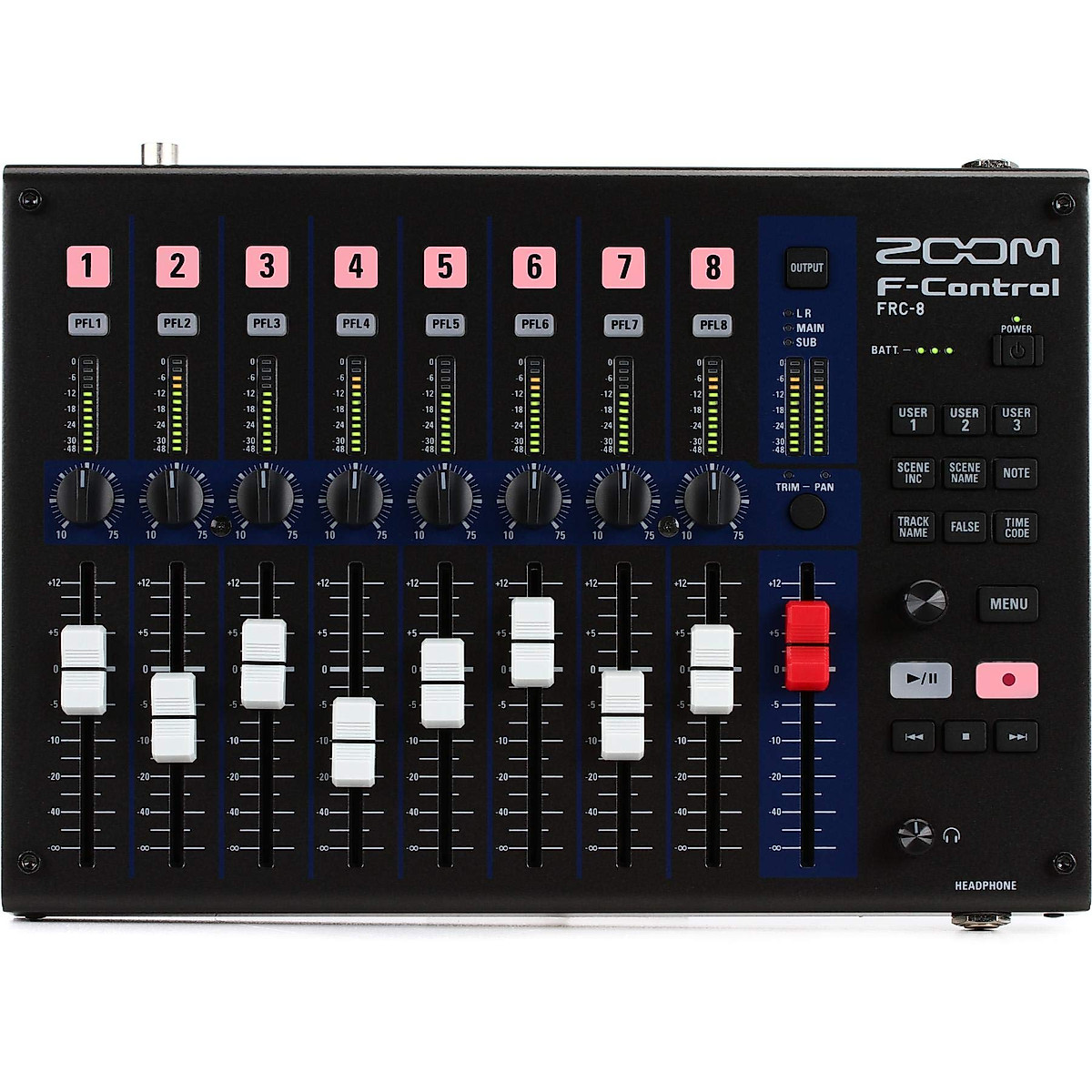 Zoom F-Control Mixing Control Surface for the Zoom F8 and F4