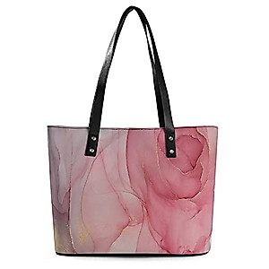 Womens Handbag Foil Leather Tote Bag Top Handle Satchel Bags For Lady
