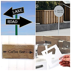 3 Inch Alphabet Letter Stencils for Painting - 70 Pack Letter and Number Stencil Templates with Signs for Painting on Wood, Reusable Alphabet and Numbers Stencils for Chalkboard Wood Signs & Wall Art