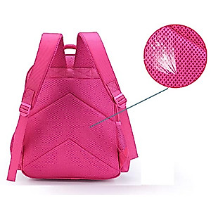 Eybunll Tur Red Backpack Meilin Cartoon Lightweight Travel Bag Bookbag for Boy Girls