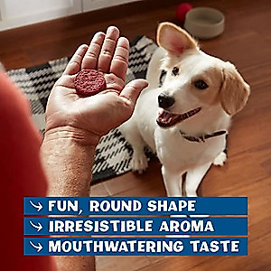 Pup-Peroni Rounds Dog Treats With Beef Brisket, 5 oz. Bag (Pack of 8)