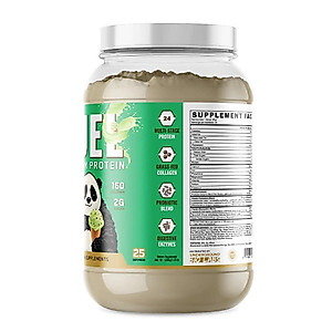 Underground Bio Labs Panda Fuel Premium Protein Non-GMO Whey,Hydrolyzed Collagen,Casein,Probiotics,Enzymes, Keto Friendly,Time Release, 25 Servings (Mint Chocolate Ice Cream)