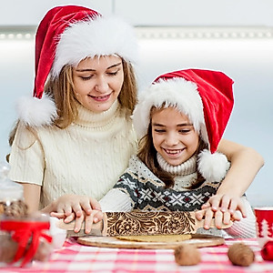 Embossed Wooden Rolling Pin for Baking,Evermarket Deep Engraved Embossing Rolling Pin with Christmas Snowflake Flower Design for Baking Embossed Cookies,Cute Kitchen Decor DIY Tool for Kids and Adults
