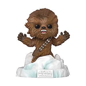 POP Funko Deluxe Star Wars: Battle at Echo Base Series Action Figure Chewbacca (Flocked), Amazon Exclusive, Figure 3 of 6