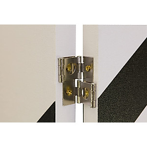 Kiera Grace Danielsson 3-Panel Decorative Room Divider/Freestanding Wood Folding- 47" Lx71 Hx1 W, White- Perfect Partition Room Divider for Home，Office，Studio and Bedroom Separator