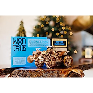 Wood Trick Quad Bike 3D Wooden Puzzles for Adults and Kids to Build - Rides up to 30 ft - Wooden Model Car Kits to Build for Adults - Model Kits for Adults - Challenging Project Hobby Kits