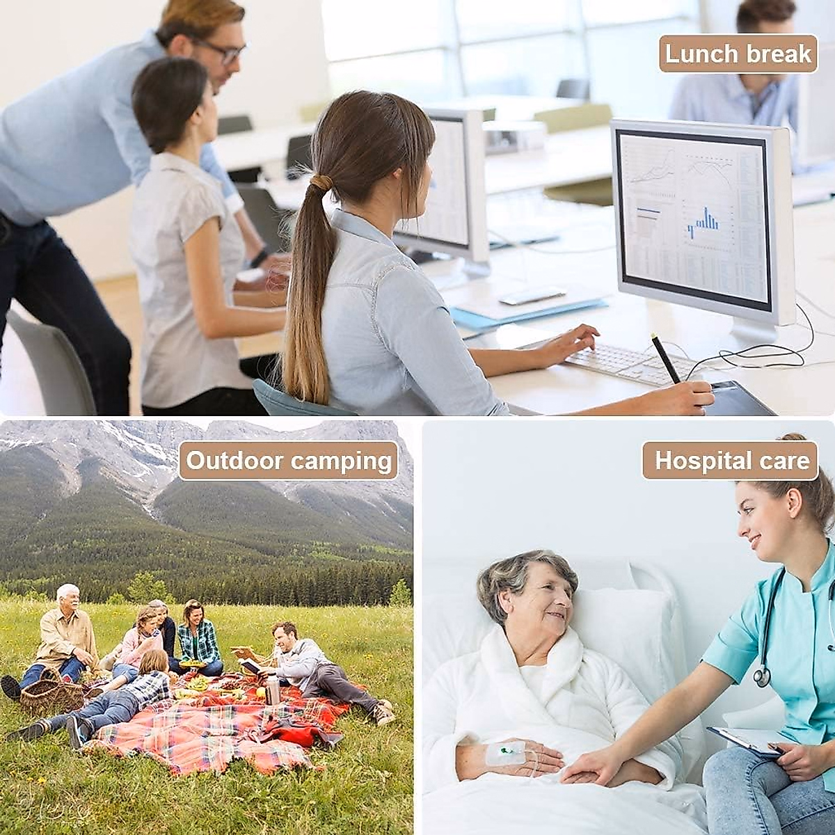 XXkseh Folding Guest Bed Portable Camping Cot with Wheels,Portable Beds Frame Heavy Duty Extra Roll Away Foldaway Memory Foam Mattress for Spare Bedroom & Office,L75 x W30 x H12 in，White