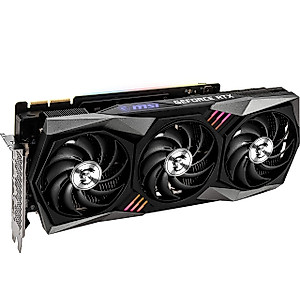 MSI Gaming GeForce RTX 3090 24GB GDRR6X 384-Bit HDMI/DP Nvlink Tri-Frozr 2 Ampere Architecture OC Graphics Card (RTX 3090 GAMING X TRIO 24G) (Renewed)