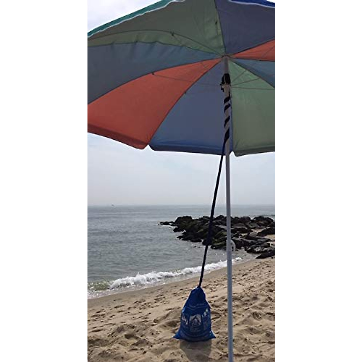 Noblo Umbrella Buddy-Simple Beach Shade Umbrella Anchor (blue)