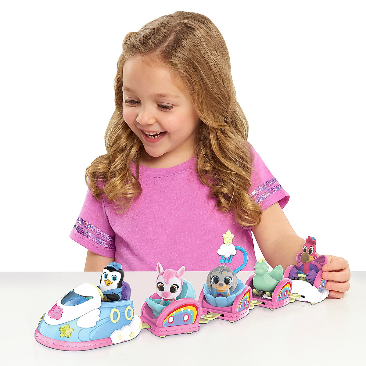 Disney Jr T.O.T.S. Chugga Chugga Choo-Choo Playset, Two Bonus Mystery Figures