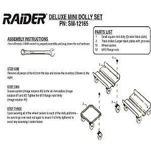 Raider Snowmobile Mini Dolly Kit