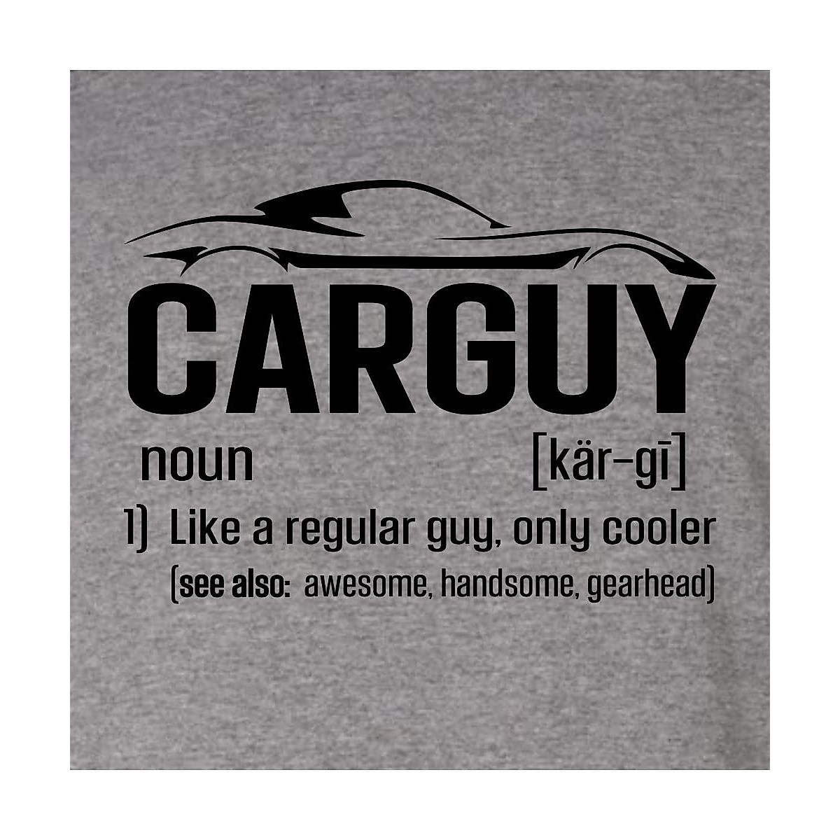 Go All Out XXX-Large Oxford Adult Carguy Definition of Car Guy Funny Gearhead T-Shirt