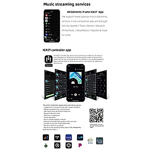 iEAST Olio AirPlay 2 Streaming Audio Receiver Adapter Works with Siri WiFi and Bluetooth Spotify&Tidal Connect Direct Multiroom Multizone Supporting 192khz/24bit Hi-Res Audio