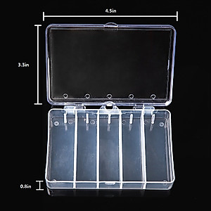 kingforest 10pcs Fishing Lures Spinnerbait for Bass Trout Salmon Walleye Hard Metal Spinner Baits Kit with Tackle Box