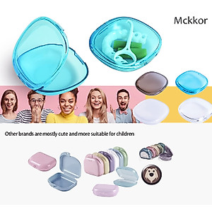 Retainer Case, Orthodontic Retainer Case, Oral care box, Beautiful And Durable, Compact And Easy To Carry (Gray)