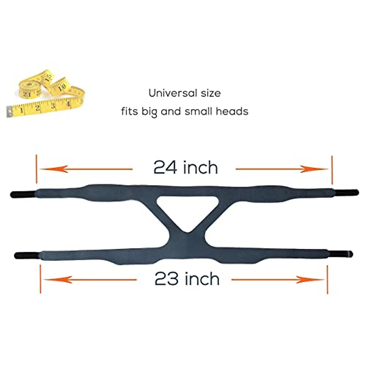 CPAP mask Headgear, Universal sleep apnea machine's mask headgear, comfortable CPAP supplies