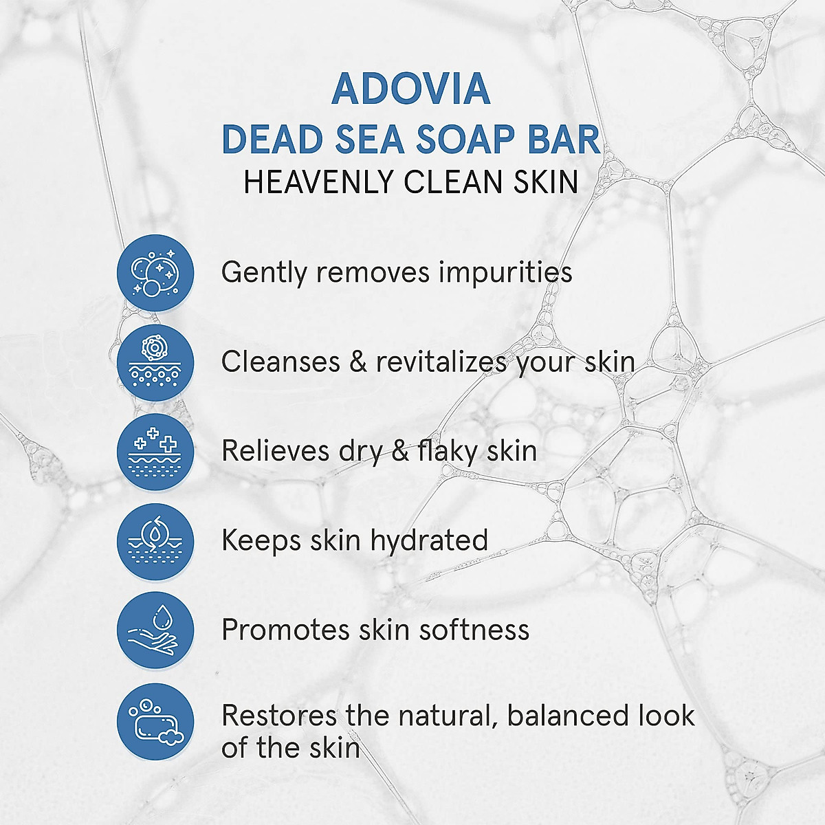 Adovia Natural Dead Sea Mud Soap
