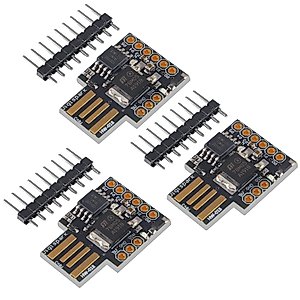 AOICRIE 3pcs Digispark Kickstarter ATTINY85 General Micro USB Development Board Module Compatible