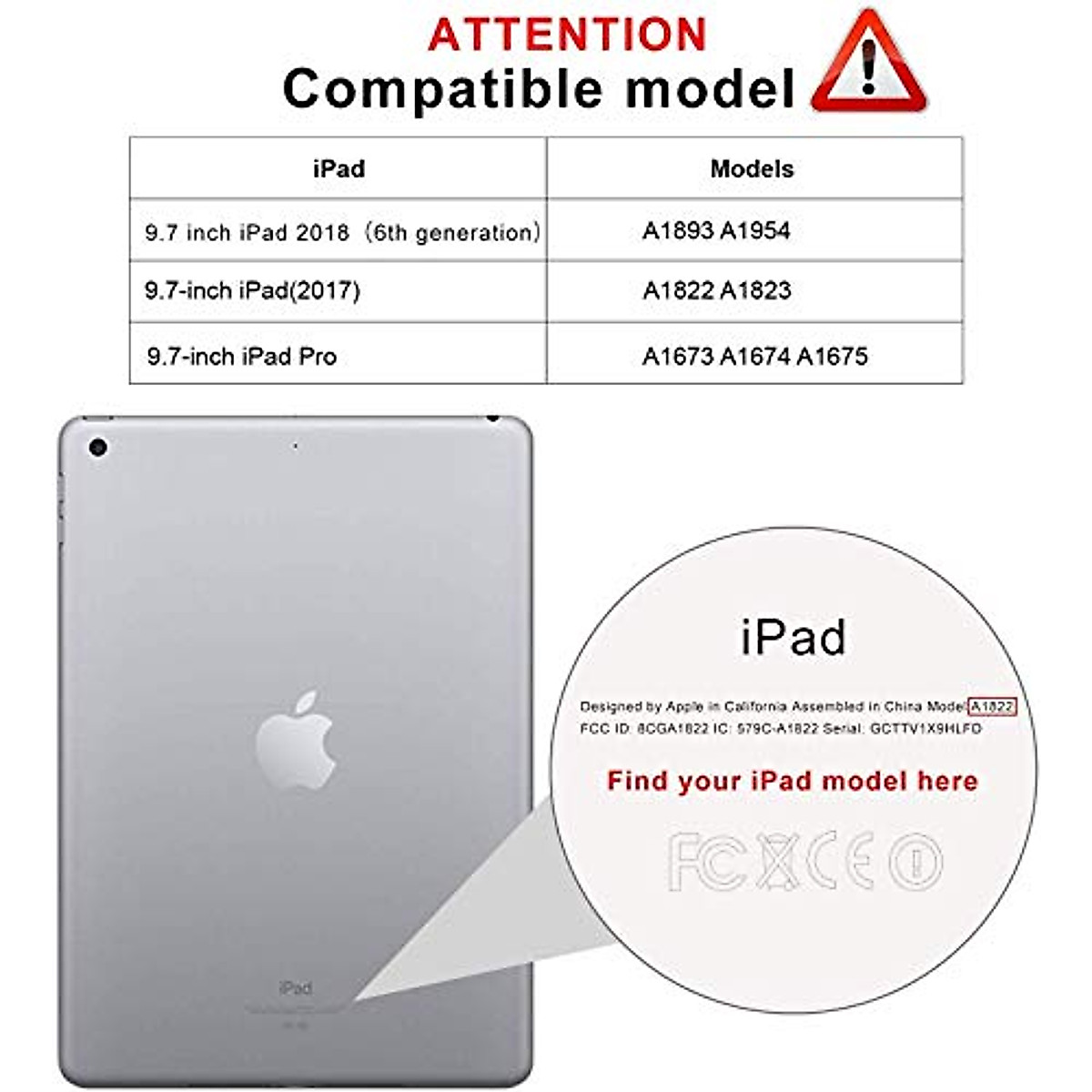 SPARIN Screen Protector Compatible with iPad 6th Generation 9.7 Inch/ iPad 5th Generation, Tempered Glass Compatible with iPad Air 2/ iPad Pro 9.7