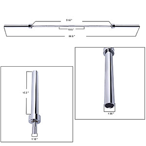 Fitvids 2" Olympic Bumper Plate Weight Plates with Steel Hub, 210LB Set (2X 25/35/45LB), Black, with 7FT Olympic Barbell (Chrome)