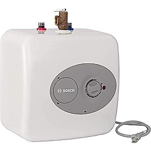 Bosch Electric Mini-Tank Water Heater Tronic 3000 T 4-Gallon (ES4) - Eliminate Time for Hot Water - Shelf, Wall or Floor Mounted