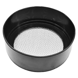 EISCO 6 Piece Stackable Assorted Mesh Sieve Set, 7 Inch - Plastic - Includes #5, 10, 60, and #230 Plus Bottom Pan and Cover