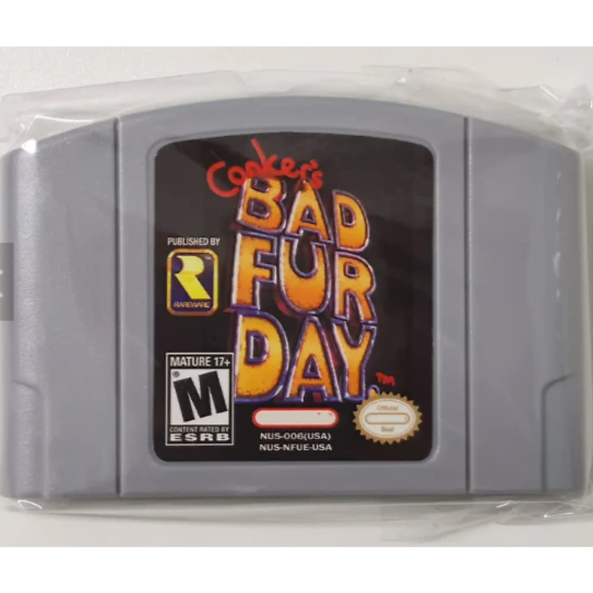 Nintendo 64 Conkers Bad Fur Day N64 Game Cartridge Console US Version / n64 Game