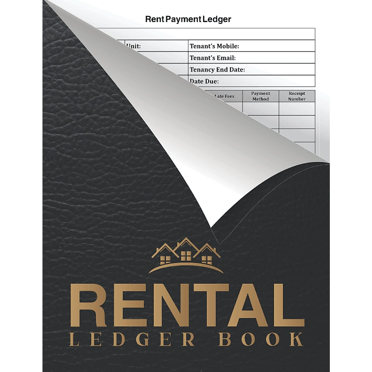 Simple Rental Ledger Book | Rental Income & Expenses Tracker Organizer Log Book | Keep Track and Record of Your Rent Payment | Rental Property Record ... Management | 110 Pages | leather cover design