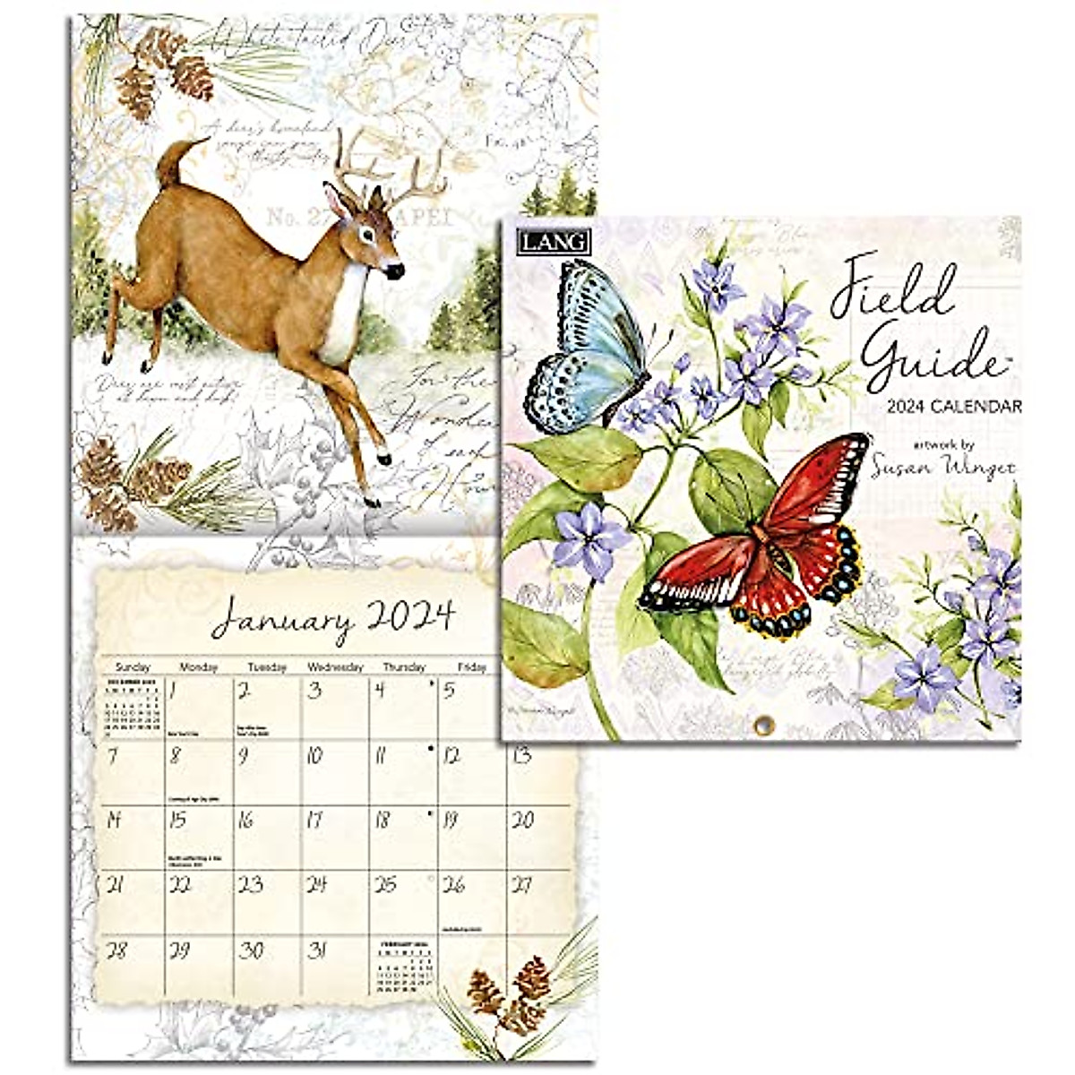 LANG Field Guide 2024 Mini Wall Calendar (24991079265)