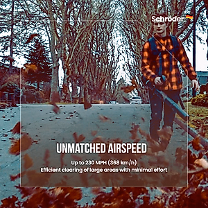 Schröder Backpack Leaf Blower - Backpack Blower - Gas Leaf Blower - SR-6400L - 3.7 HP Engine