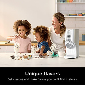 Ninja CREAMi Breeze Ice Cream Maker and Frozen Treat Maker 5 in 1 (Renewed) Bundle with 2 Year Enhanced Protection Pack