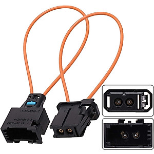 SecosAutoparts A pai Most Fiber Optic Optical Loop Bypass Female & Male Adapter Universal Connector for Radio and Audio Compatible with BMW VW Audi Mercedes Porsche