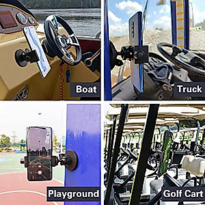 Magnetic Phone Mount Heavy Duty, Gym Phone Holder for Video Recording or Watch Media, Suitable for Motorcycles Tank, Gym Equipment, Car, Truck, Boat, Golf Cart, Attracts to Any Ferrous Metal Surface