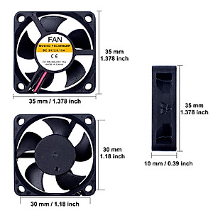 Miuzei Fan Compatible with Raspberry Pi 4 & 4B+ with 3 Pcs Aluminum Heatsinks for Pi 4 B+, Pi 4 Model B