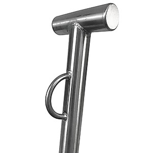 Cook's Brand KT1048P 48' Commercial Perforated Kettle Paddle, Heavy Duty Stainless Steel