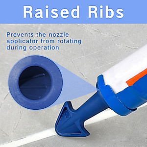 YAFIYGI Caulk Tip Tool Caulking Tips Set with Nozzle Adapter Silicone Caulk Applicator Tools Reusable Nozzles for Finishing Grout and Sealant Caulk Gun Accessories for Easy Application 6.5R 10R 13R